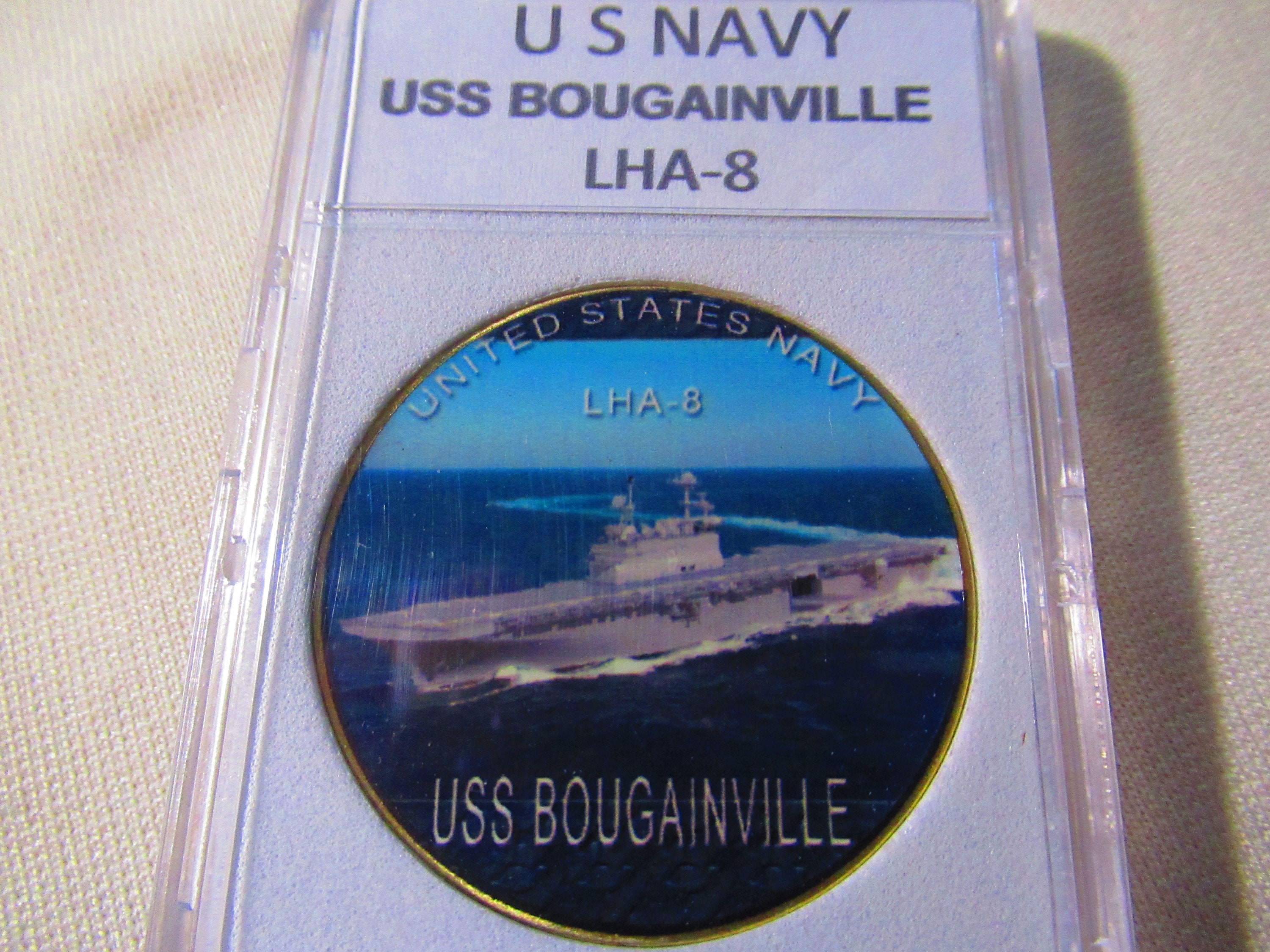 U S Navy - USS BOUGAINVILLE (LHA-8) Challenge Coin - Etsy