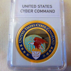 United States Cyber Command Challenge Coin - Etsy