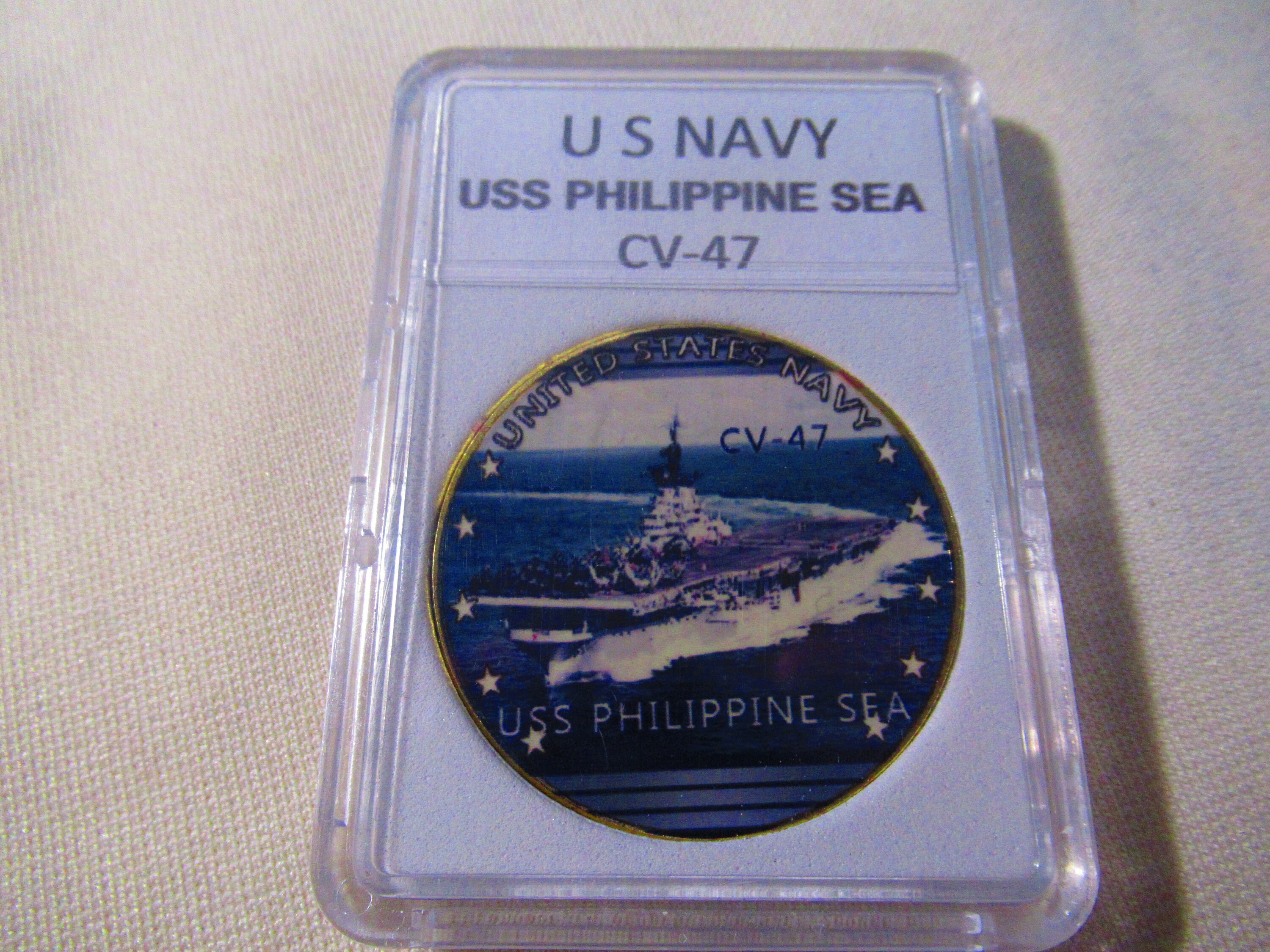 U S Navy - USS Philippine Sea CV-47 Challenge Coin - Etsy