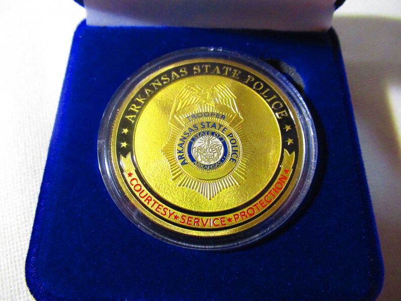 ARKANSAS STATE POLICE Challenge Coin - Etsy