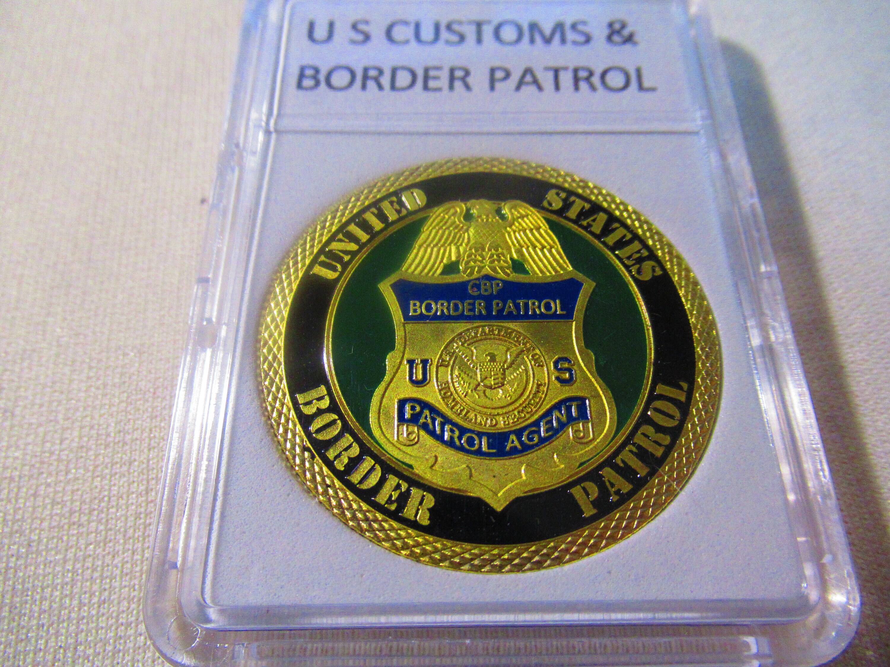 CUSTOMS and BORDER PATROL Challenge Coin | Etsy