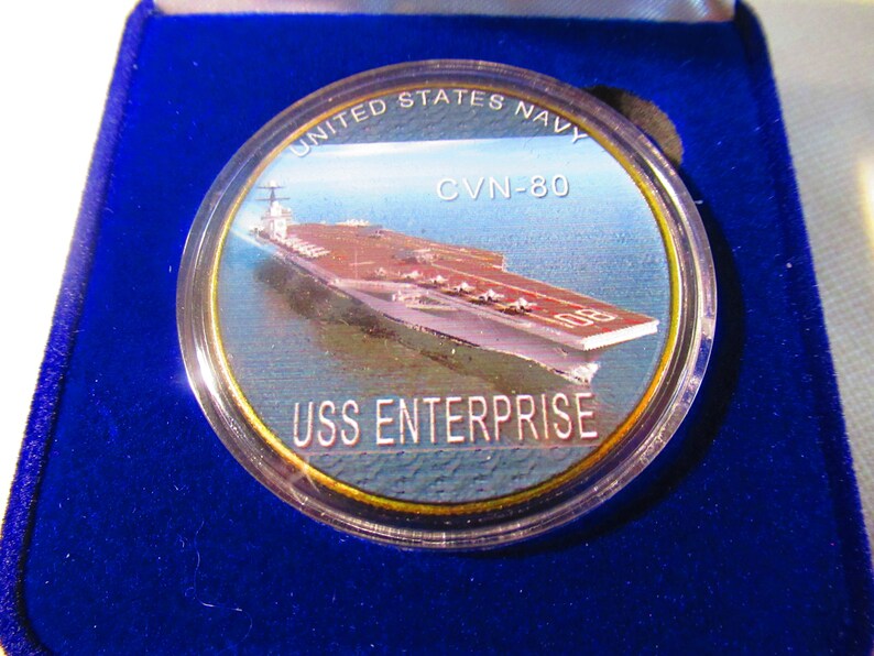 U S Navy USS ENTERPRISE CVN-80 Challenge Coin | Etsy