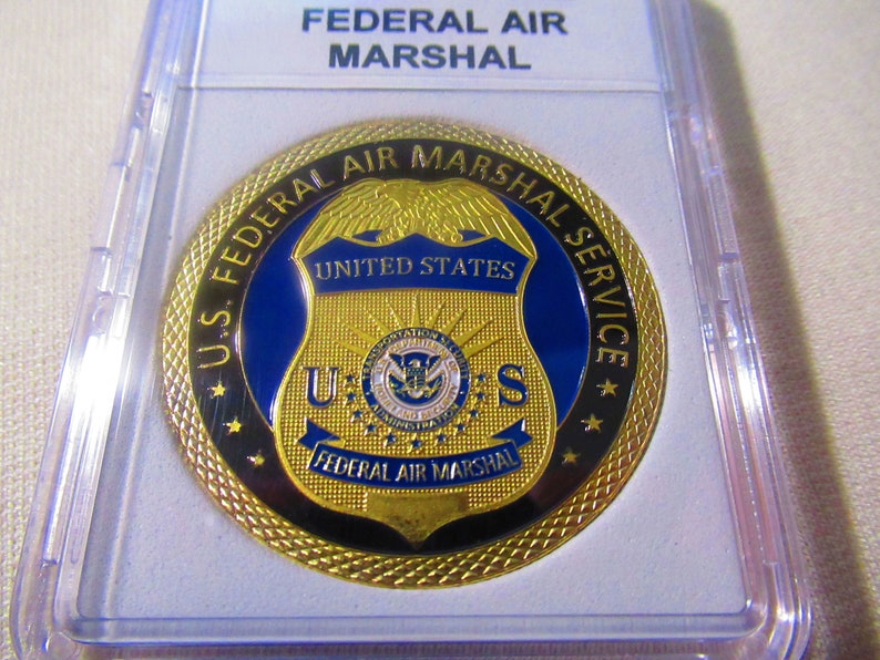 U S Federal Air Marshal Challenge Coin - Etsy