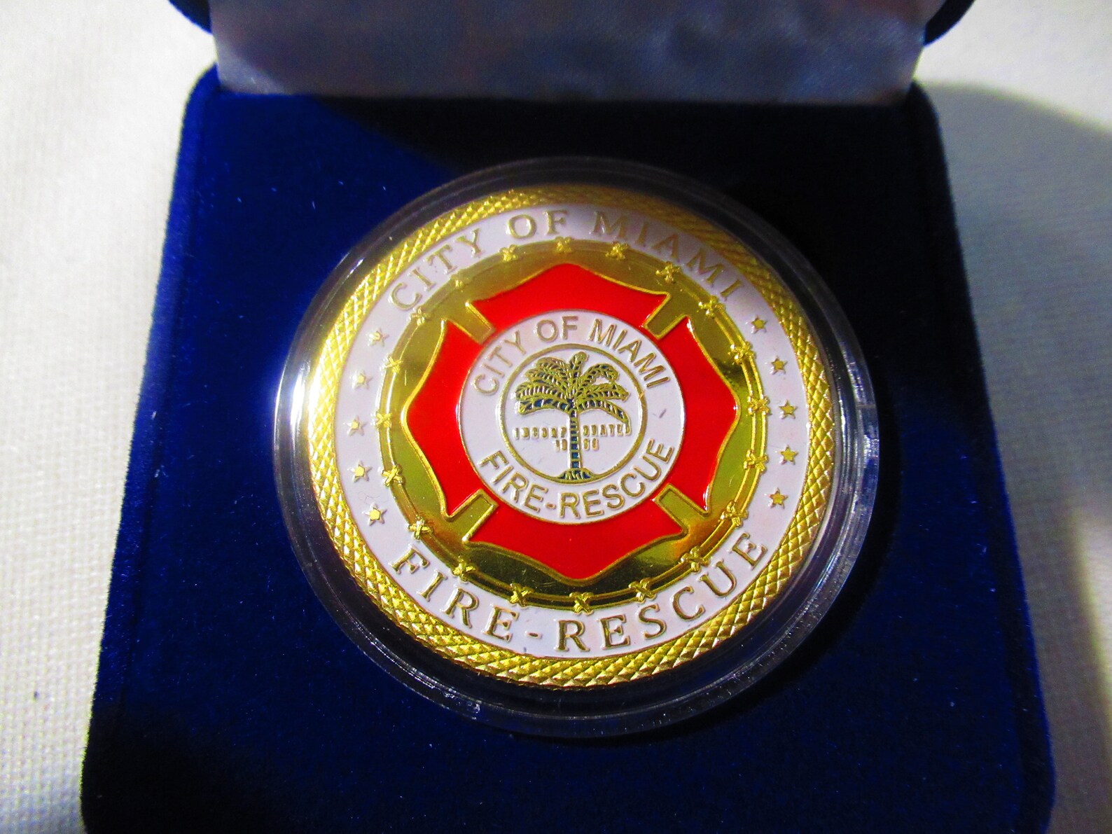 MIAMI FIRE RESCUE Challenge Coin - Etsy