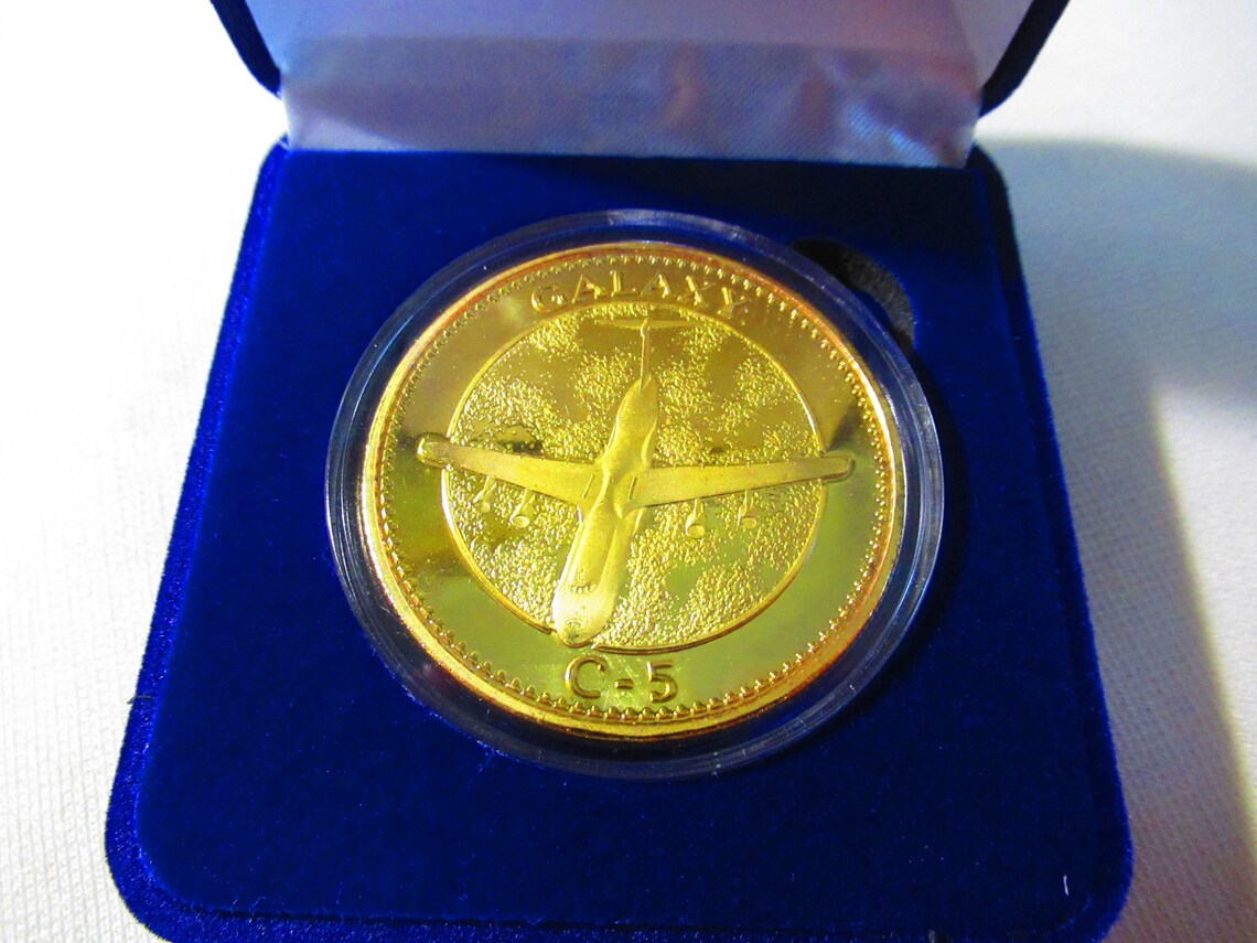 U S AIR FORCE C-5 GALAXY Challenge Coin | Etsy