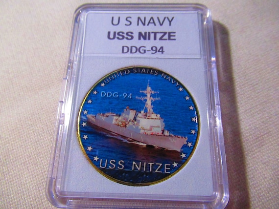 U S Navy USS NITZE DDG-94 Challenge Coin | Etsy