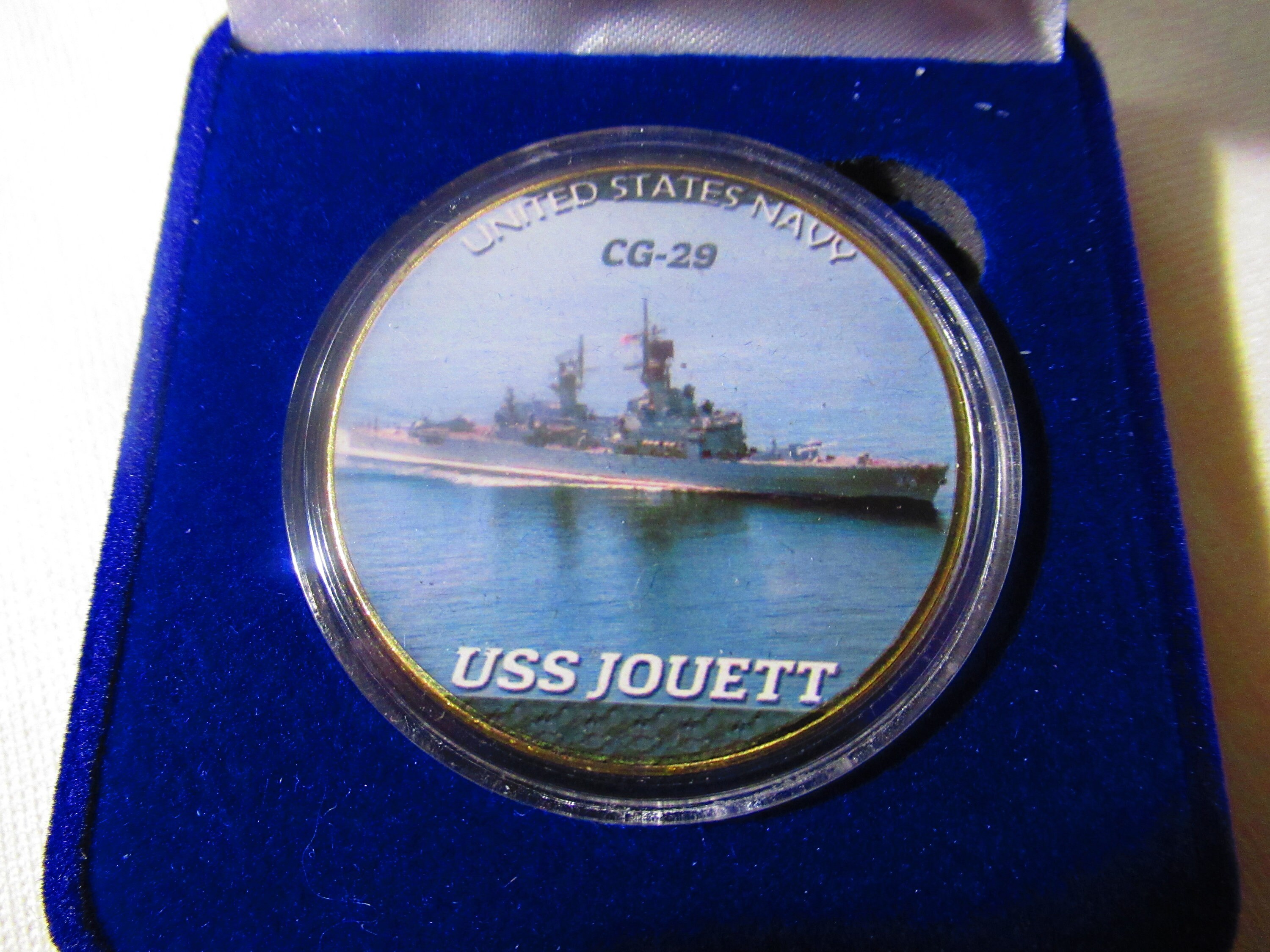 U S Navy USS JOUETT CG-29 Challenge Coin | Etsy
