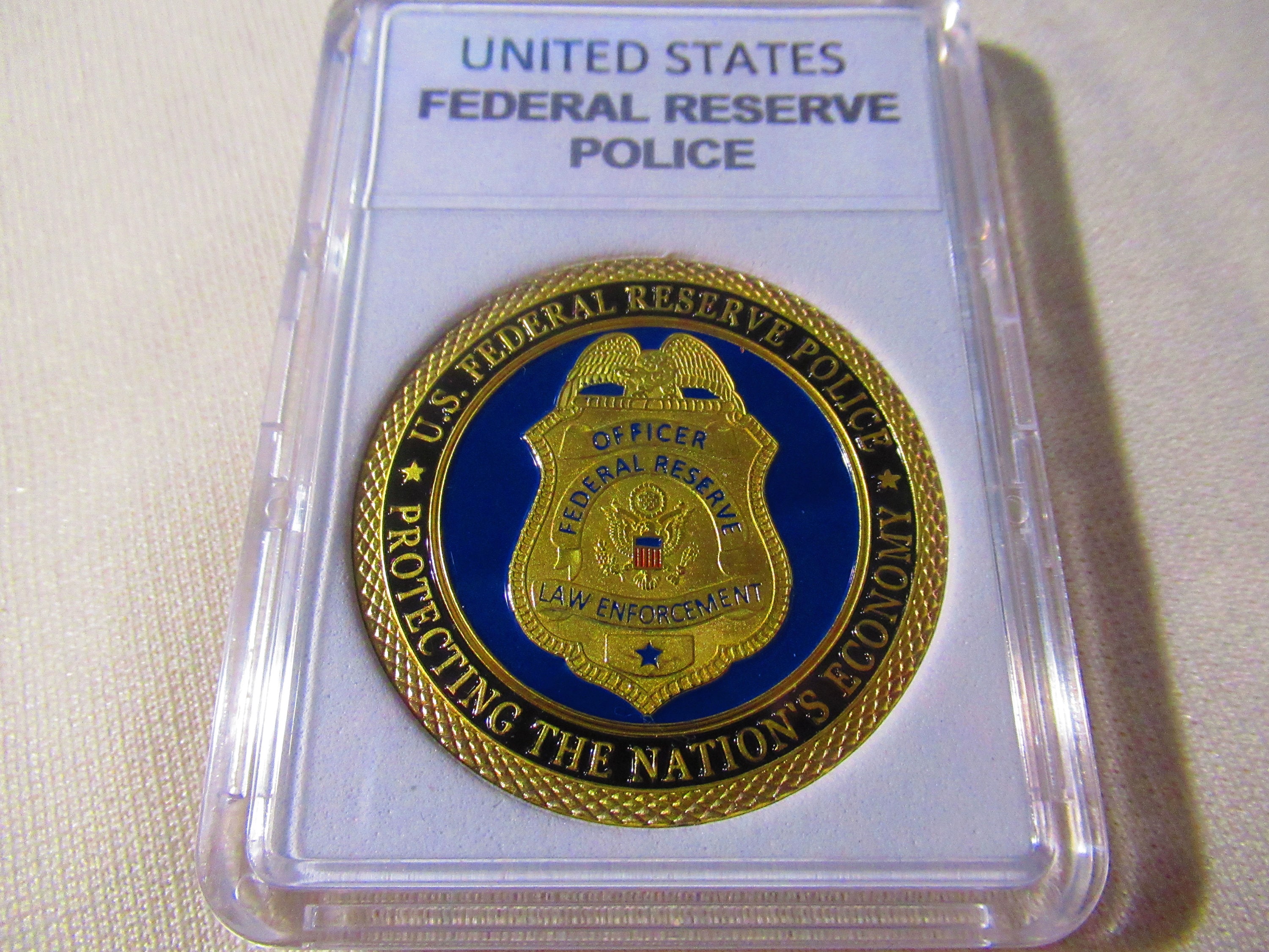U S FEDERAL RESERVE POLICE Challenge Coin - Etsy