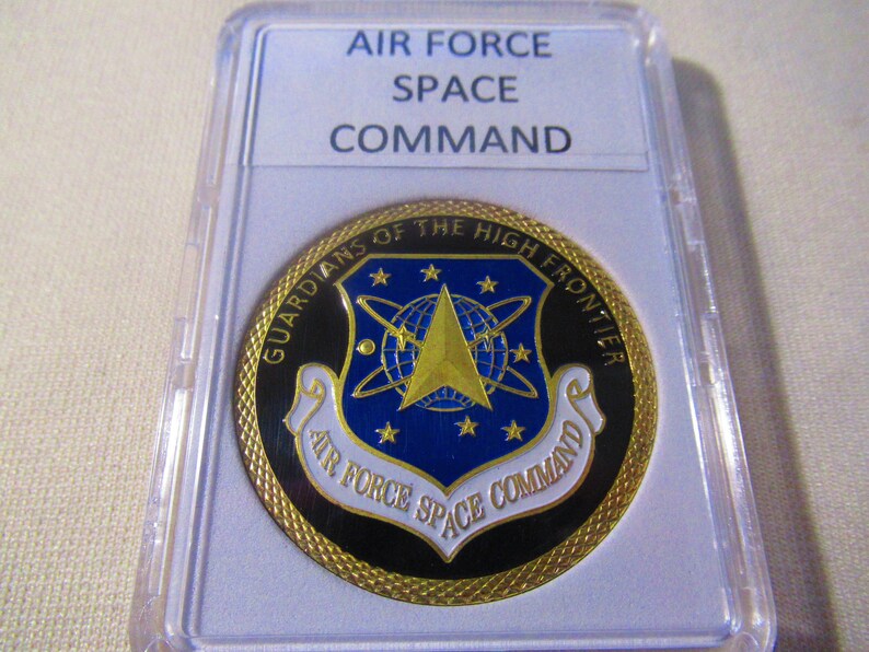 Air Force SPACE COMMAND Challenge Coin | Etsy
