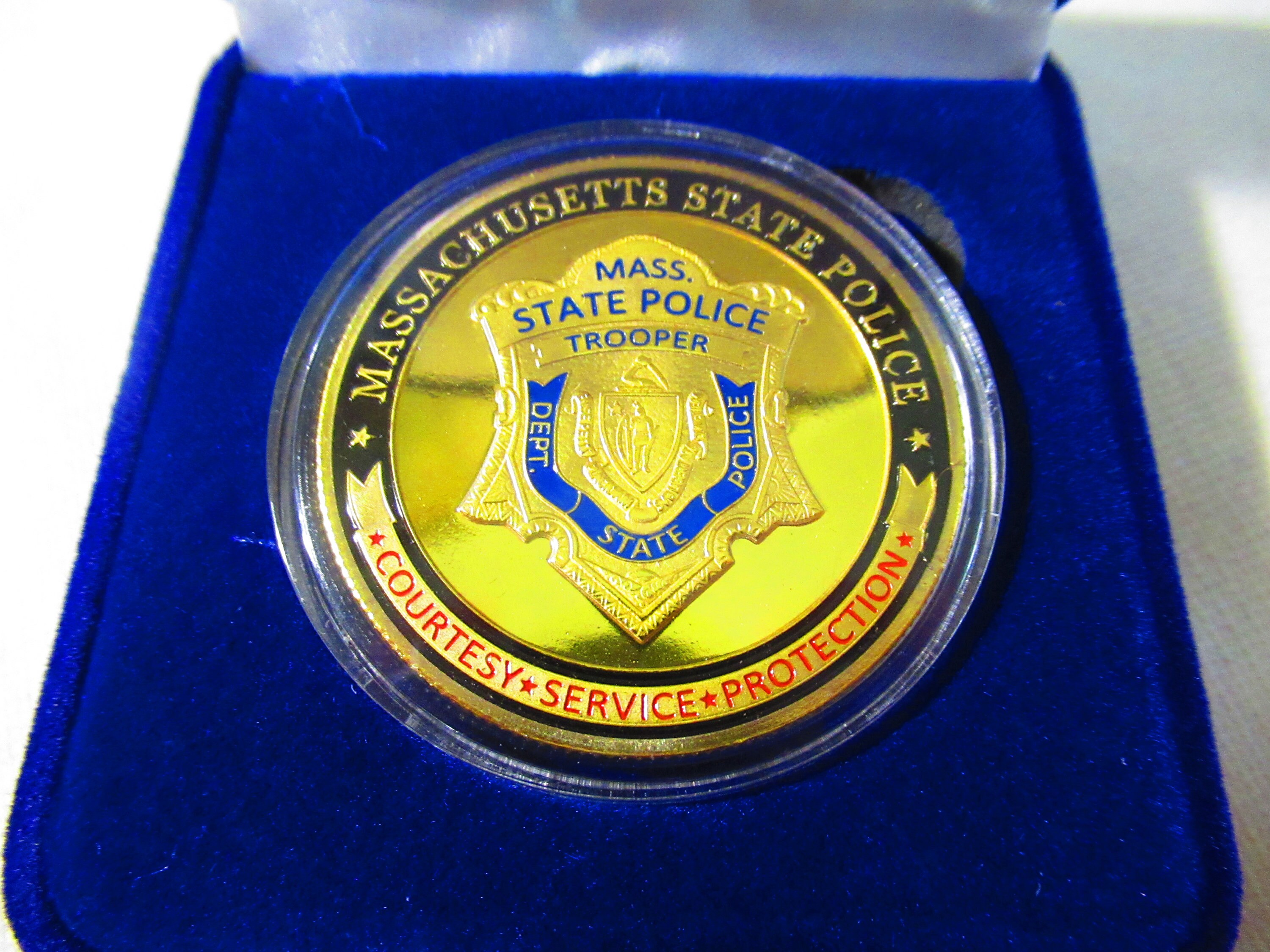MASSACHUSETTS STATE POLICE Challenge Coin - Etsy