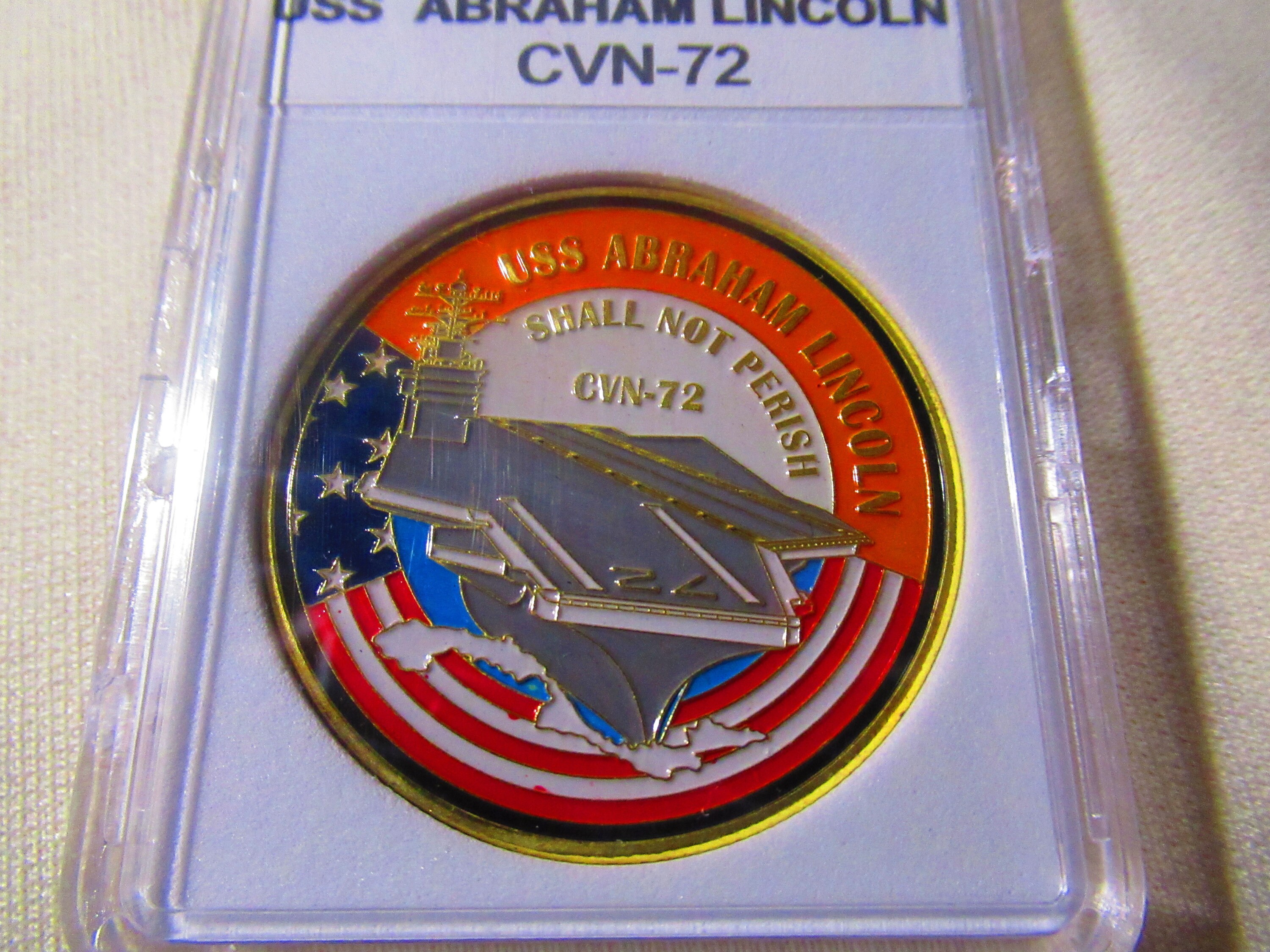 U S Navy USS Abraham Lincoln CVN-72 Challenge Coin - Etsy Denmark