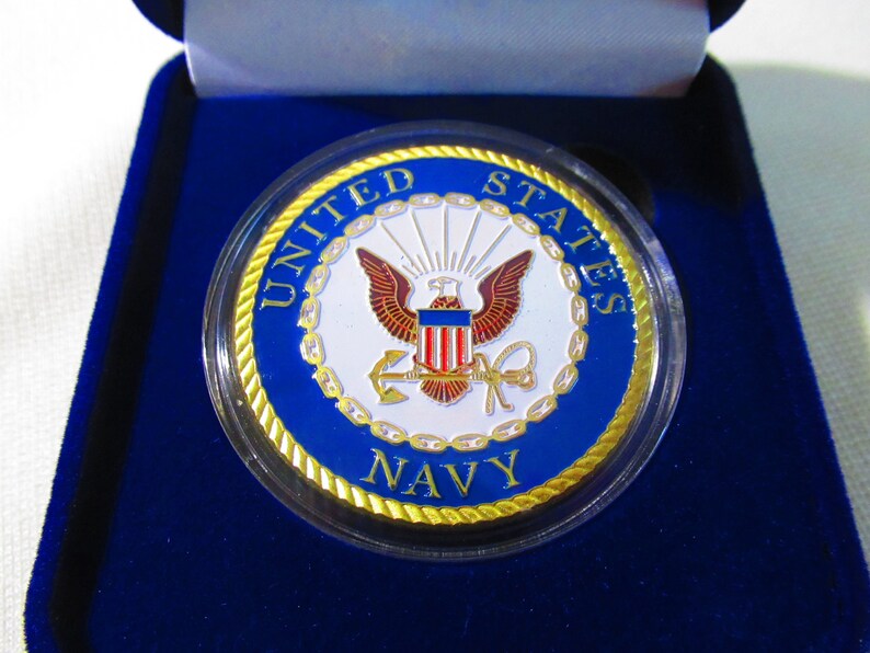 US NAVY Commemorative Challenge Coin - Etsy