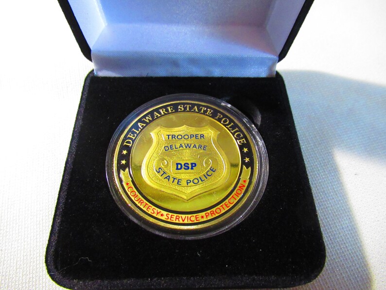DELAWARE STATE POLICE Challenge Coin - Etsy