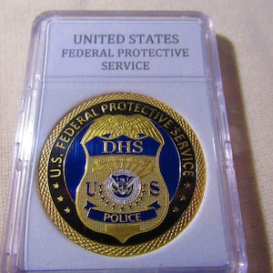U S Federal Protective Service Challenge Coin - Etsy