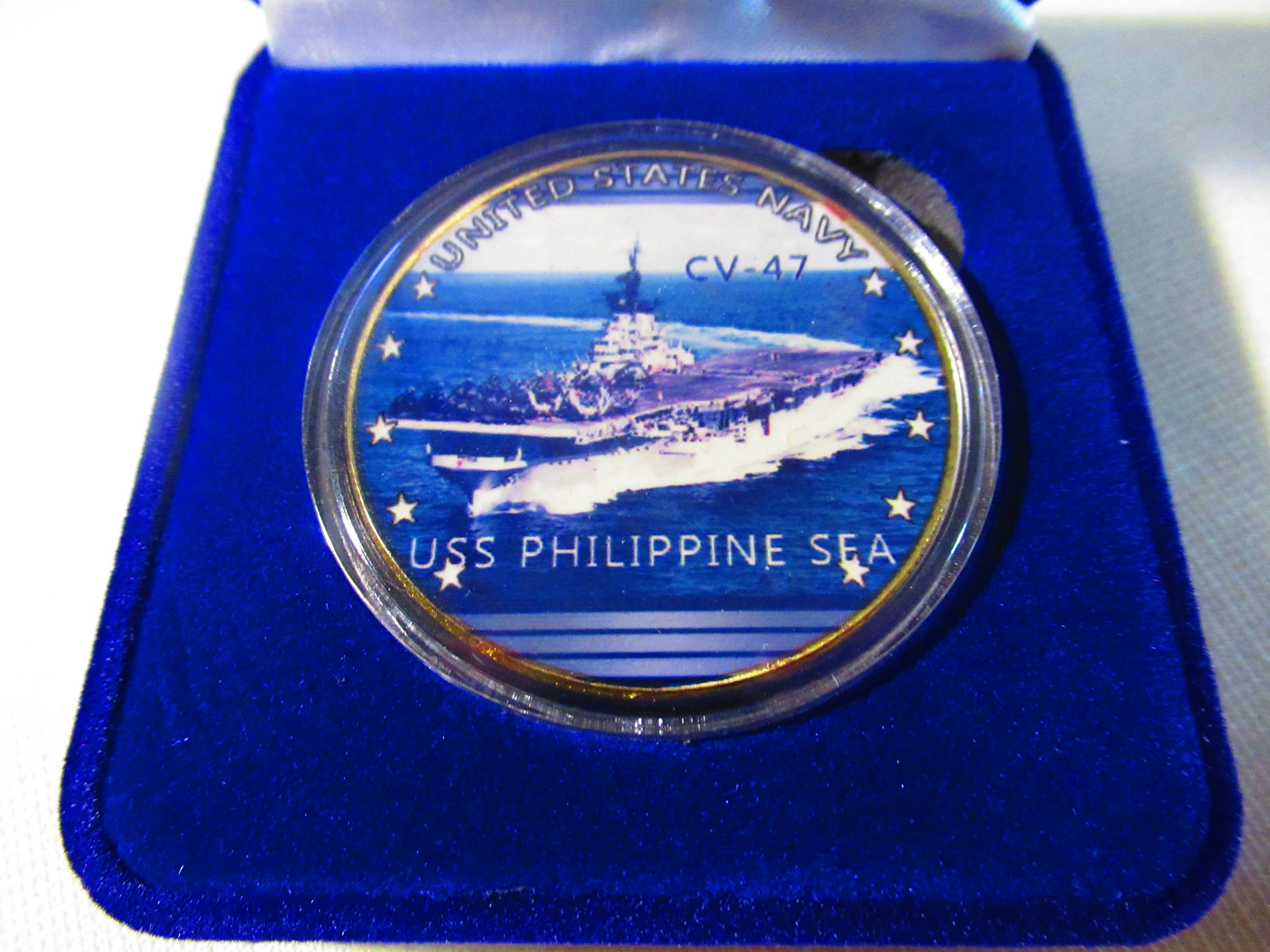 U S Navy - USS Philippine Sea CV-47 Challenge Coin - Etsy