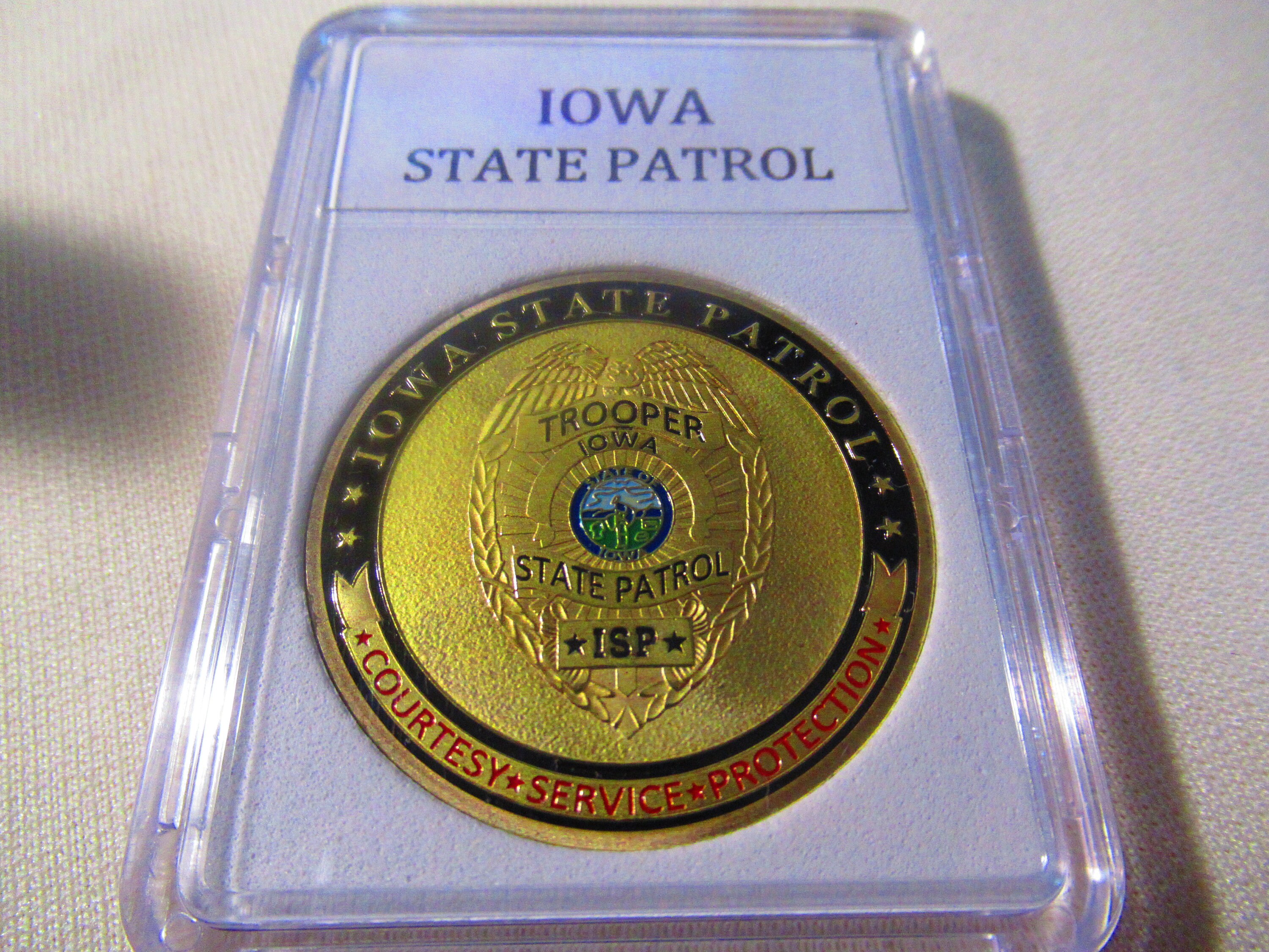 IOWA STATE PATROL Challenge Coin | Etsy