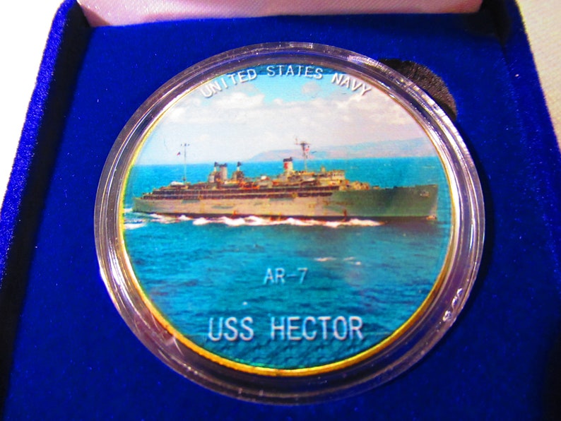 U S Navy - USS HECTOR AR-7 Challenge Coin - Etsy