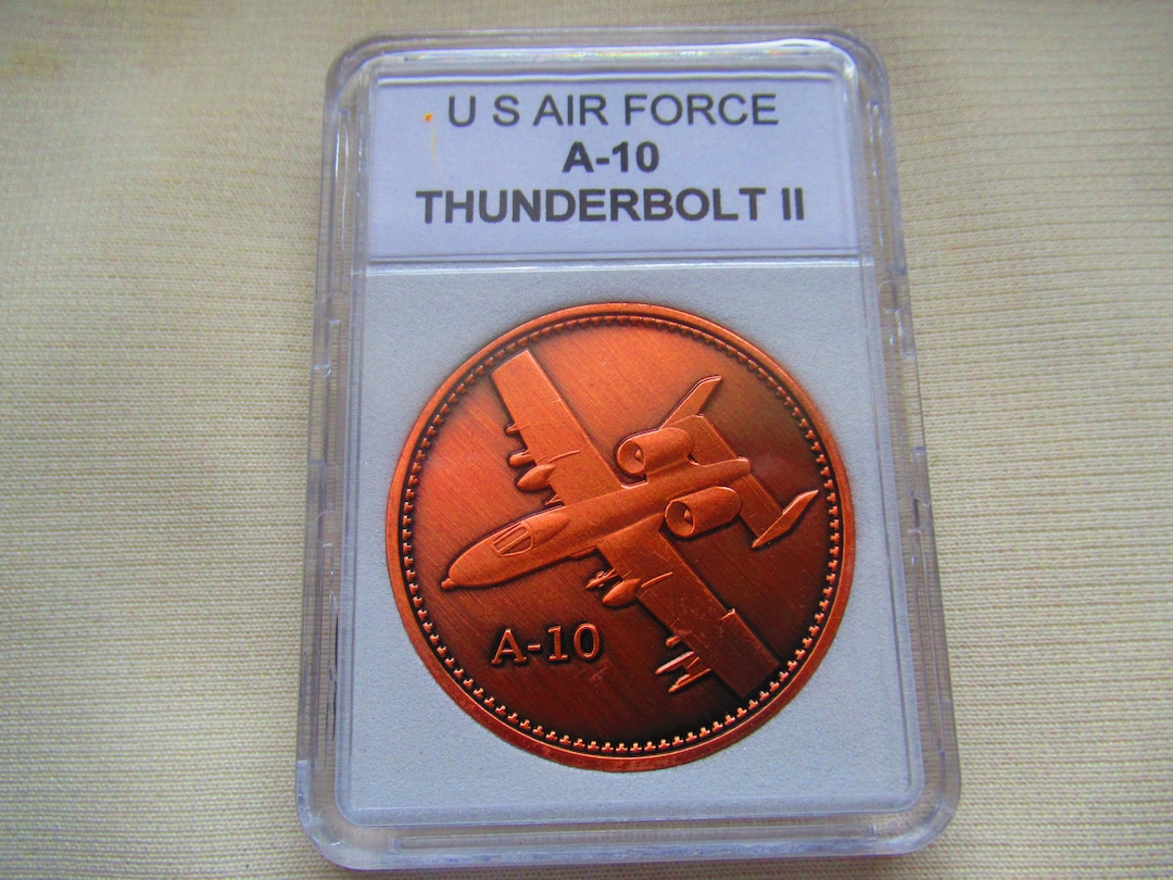 U S Air Force A-10 THUNDERBOLT II (COPPER) Challenge Coin - Etsy
