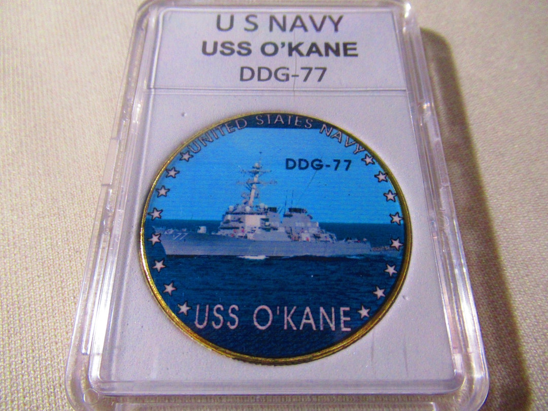U S Navy - USS O'KANE (DDG-77) Challenge Coin - Etsy