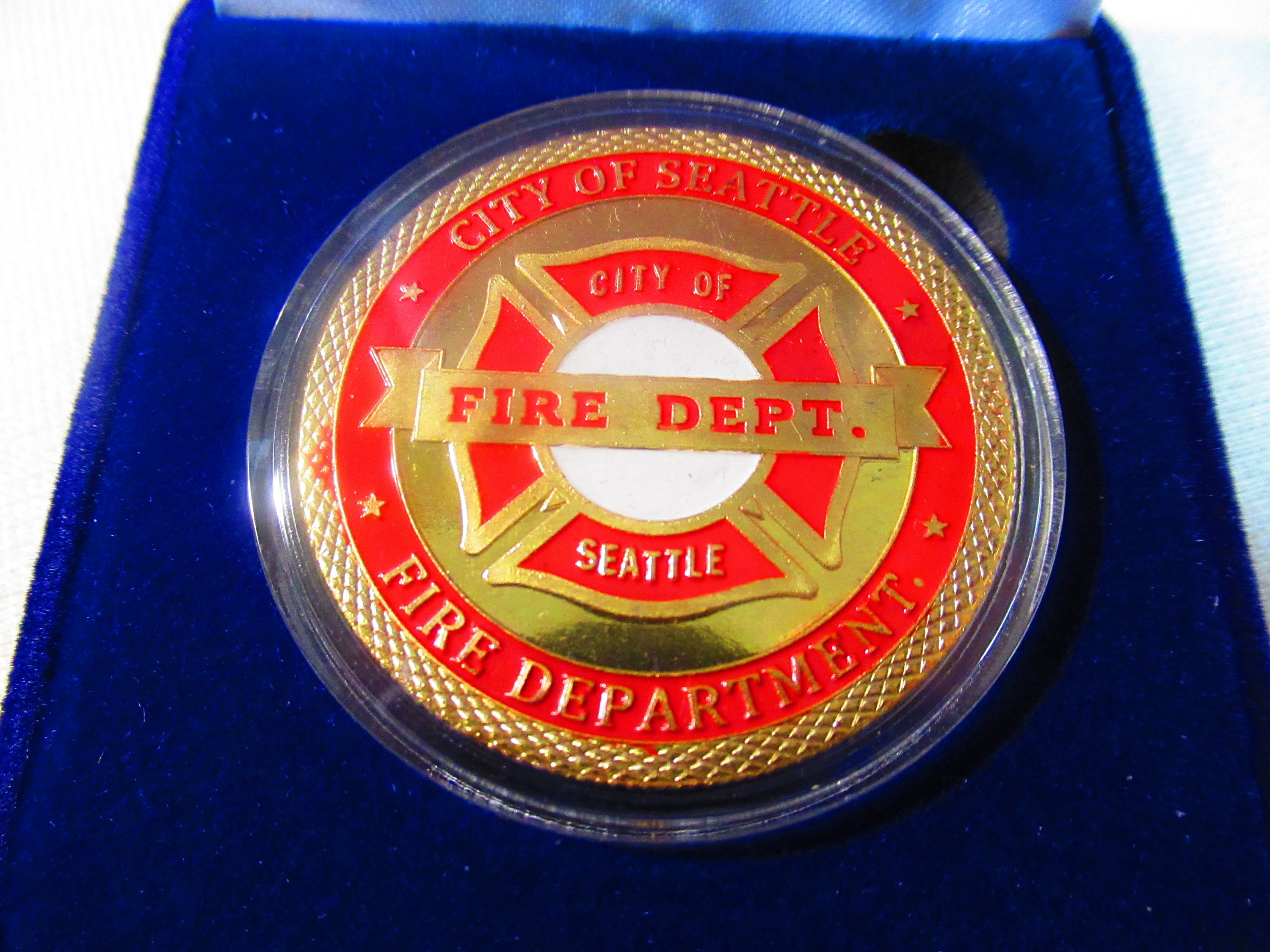 SEATTLE Fire Dept. Challenge Coin - Etsy