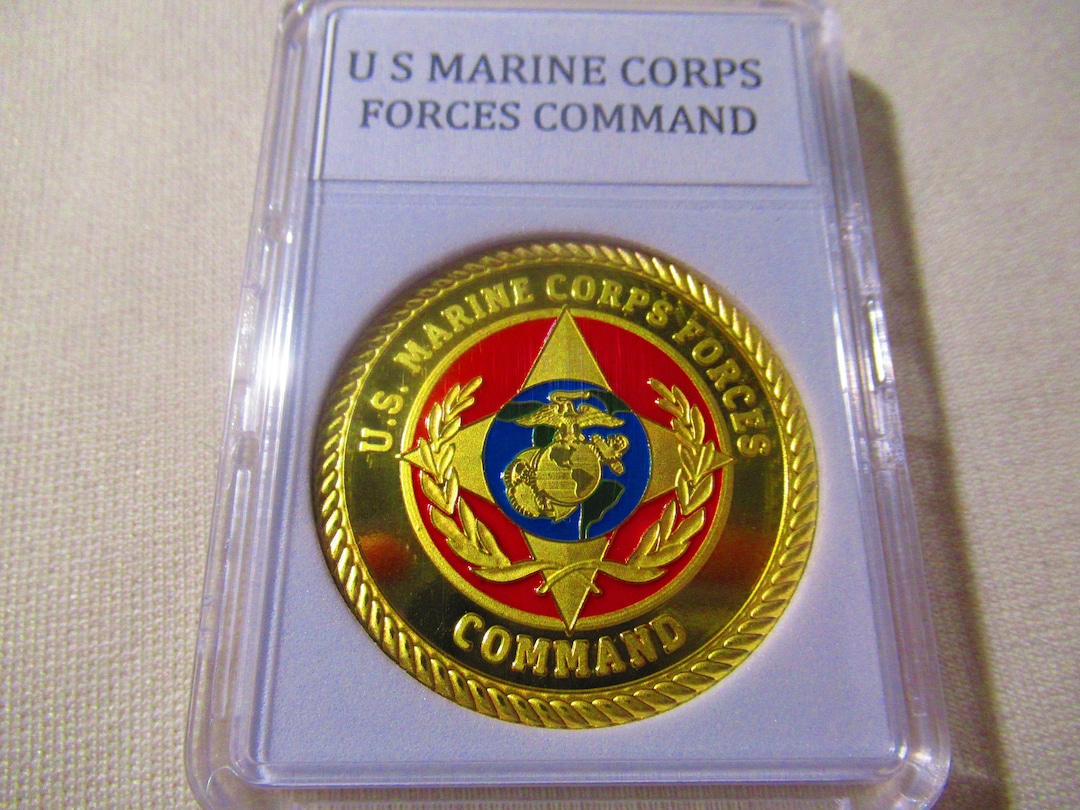 U S Marine Corps FORCES COMMAND Challenge Coin - Etsy