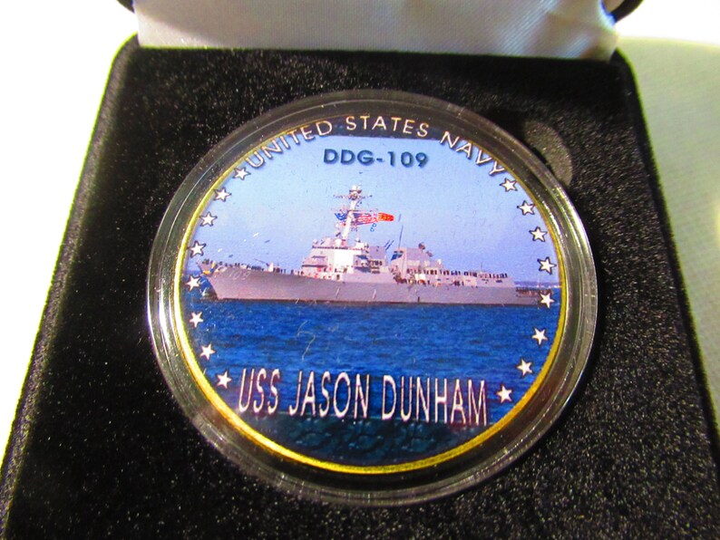 U S Navy - USS Jason Dunham (DDG-109) Challenge Coin - Etsy
