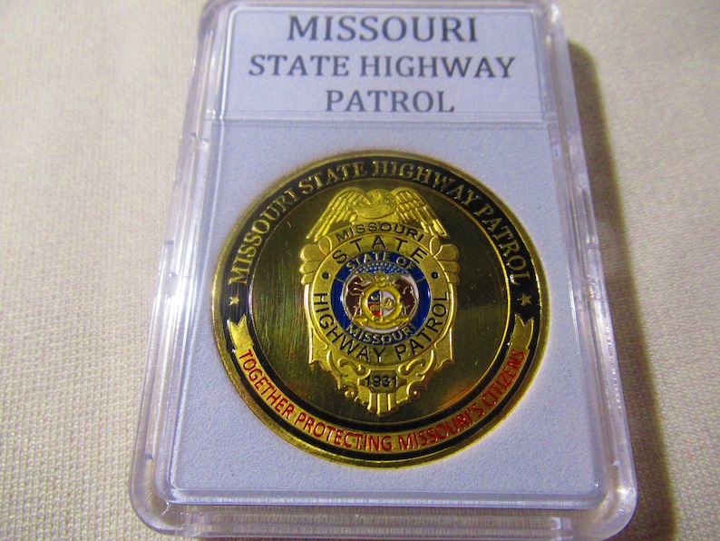 MISSOURI STATE Highway Patrol Challenge Coin | Etsy