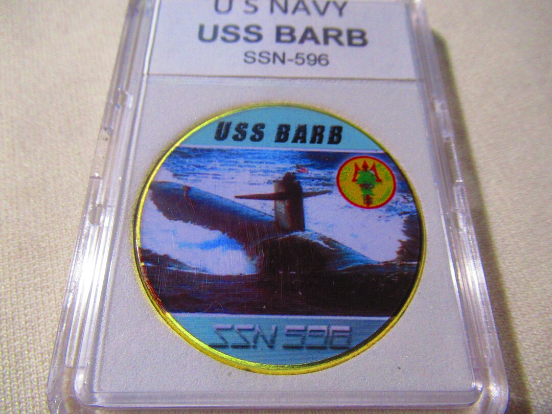 US Navy U-Boot - USS BARB / SSN-596 Challenge Coin - Etsy.de