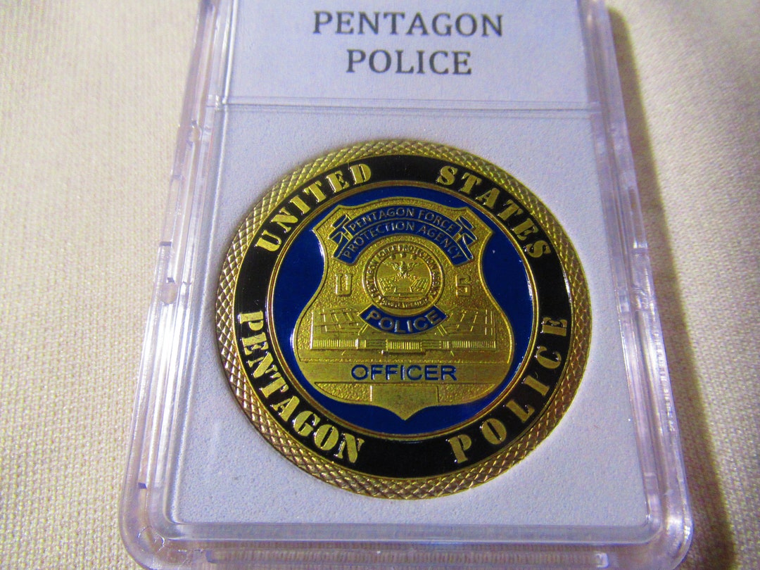 PENTAGON POLICE Challenge Coin - Etsy