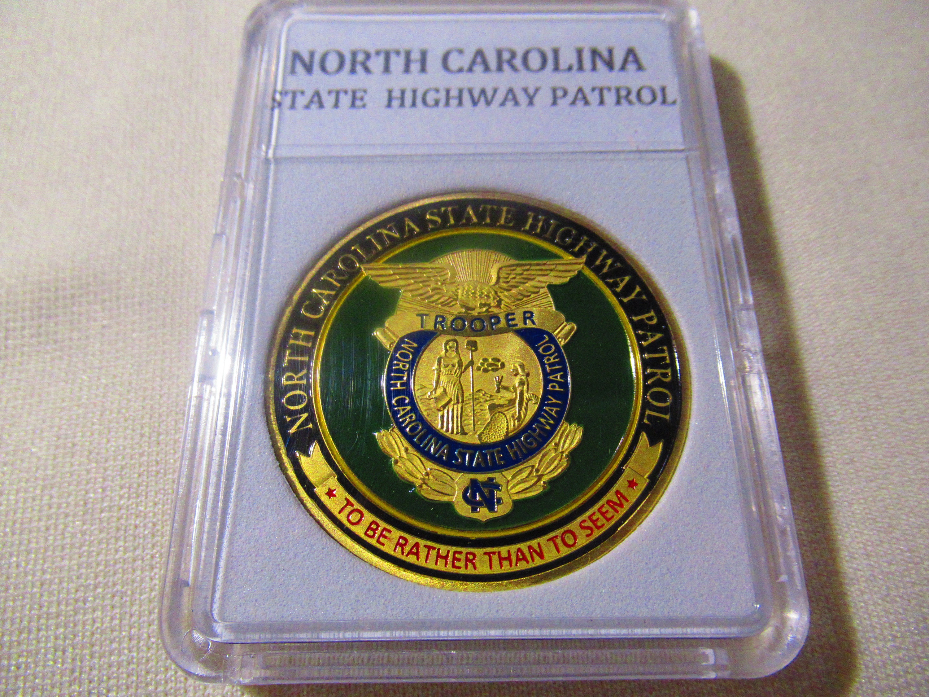 North Carolina State Highway Patrol Challenge Coin - Etsy