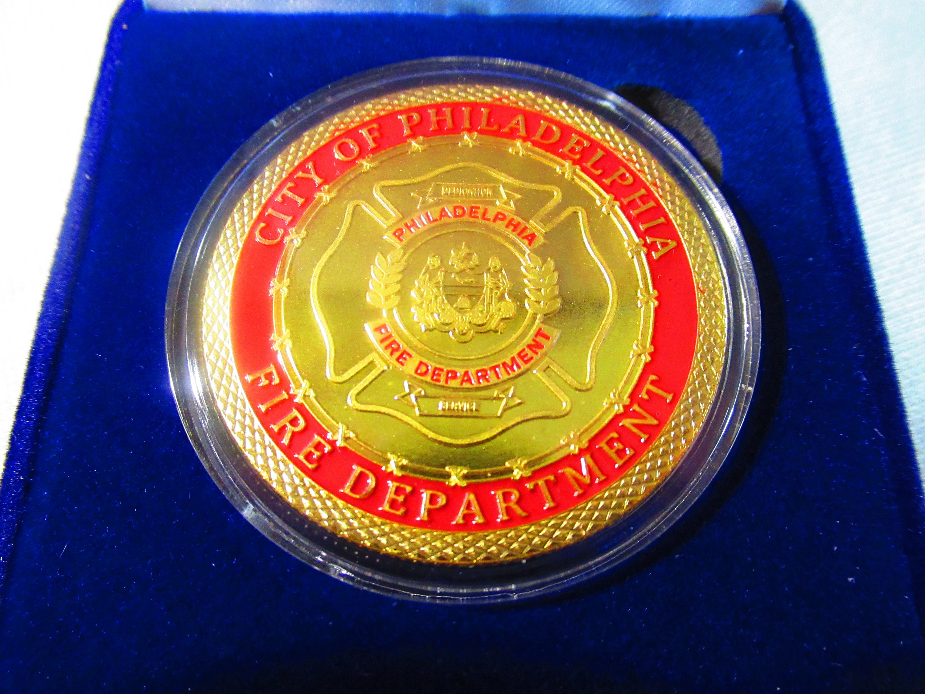PHILADELPHIA Fire Dept. Challenge Coin - Etsy