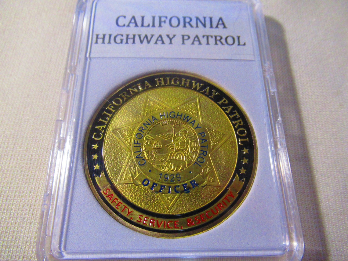 CALIFORNIA HIGHWAY PATROL Challenge Coin - Etsy