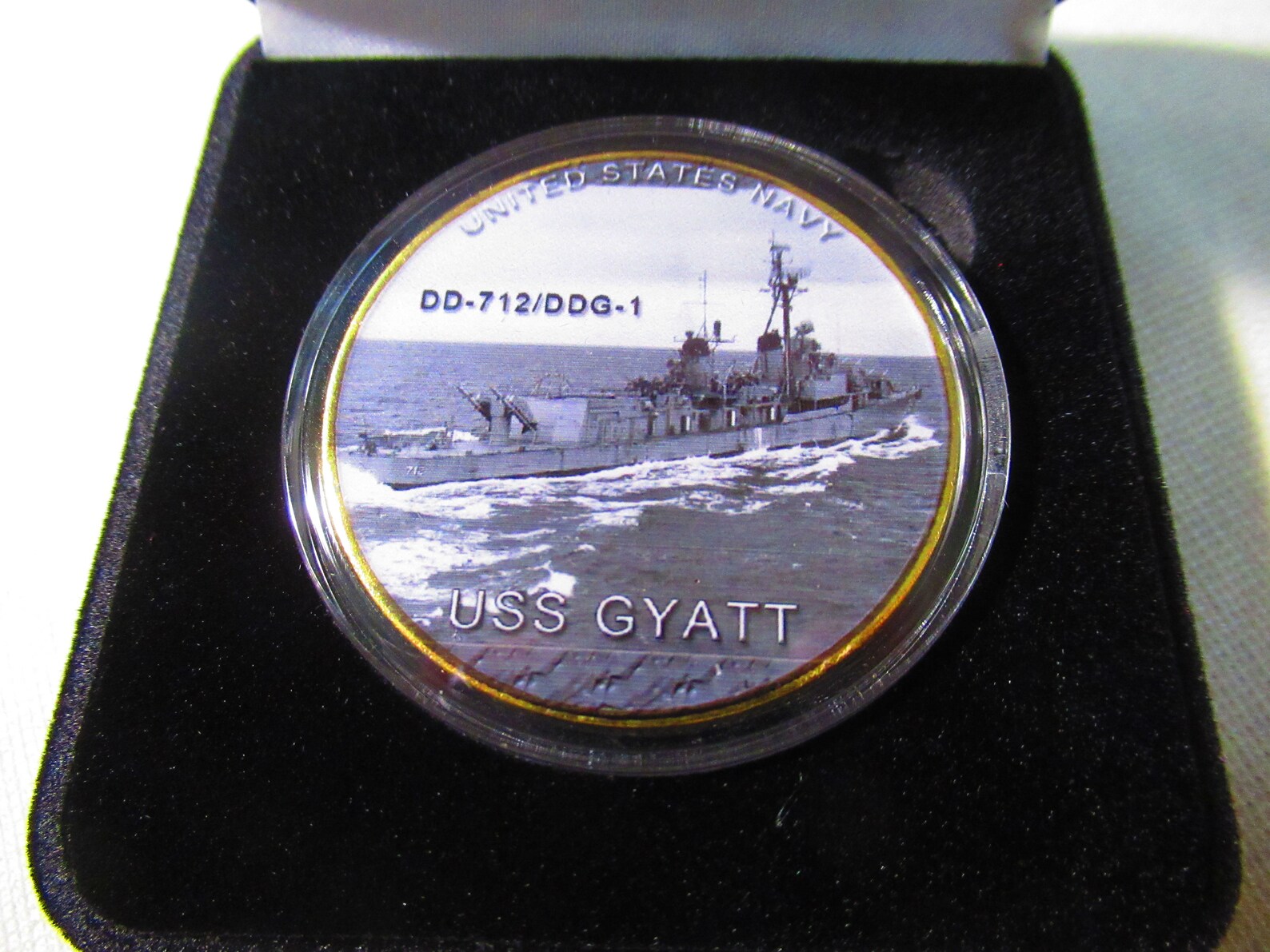 U S Navy USS Gyatt DD-712/DDG-1 Challenge Coin - Etsy