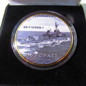 U S Navy - USS Gyatt DD-712/DDG-1 Challenge Coin - Etsy