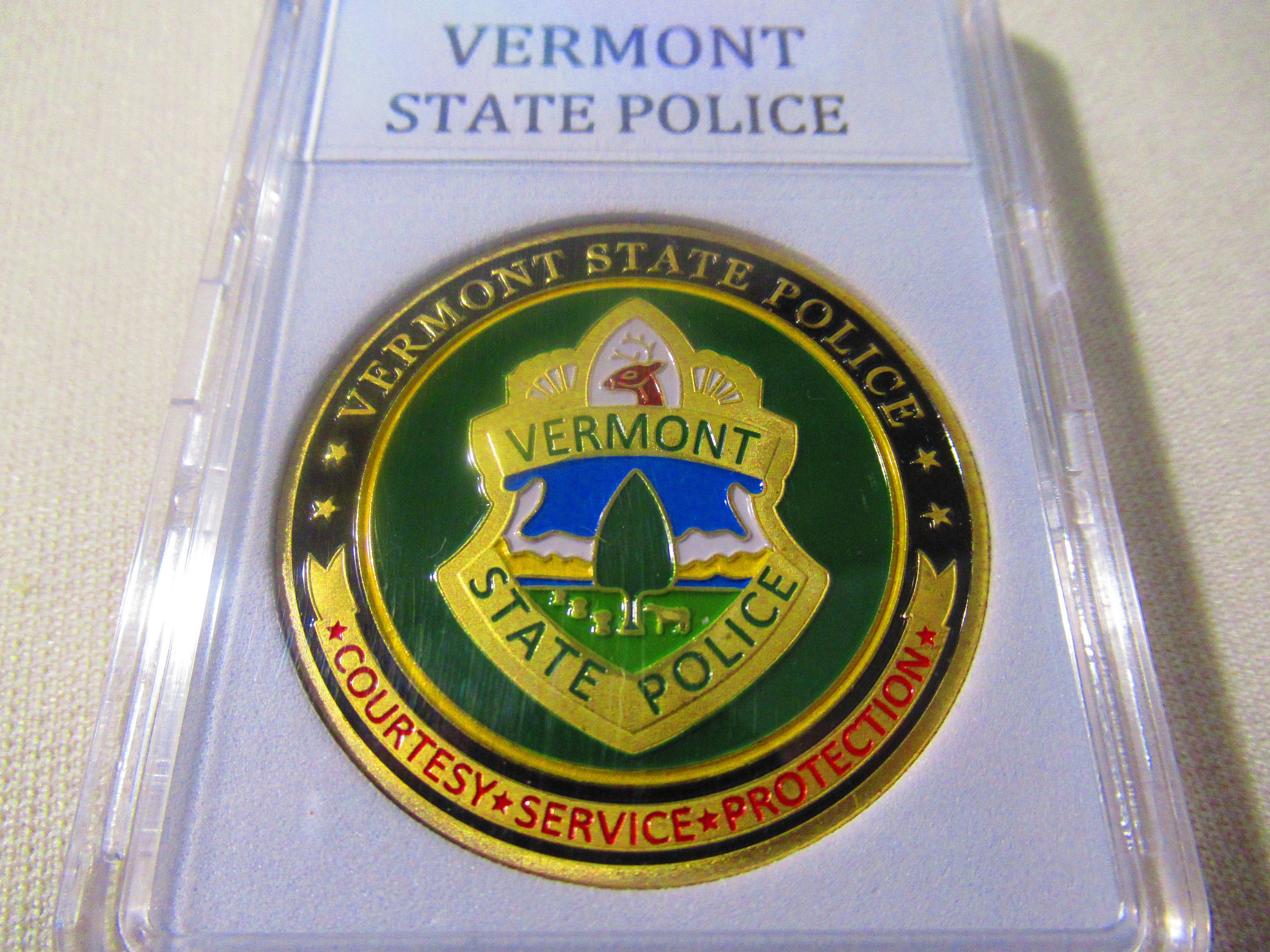 VERMONT STATE POLICE Challenge Coin | Etsy