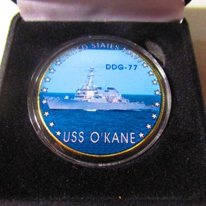 U S Navy - USS O'KANE (DDG-77) Challenge Coin - Etsy