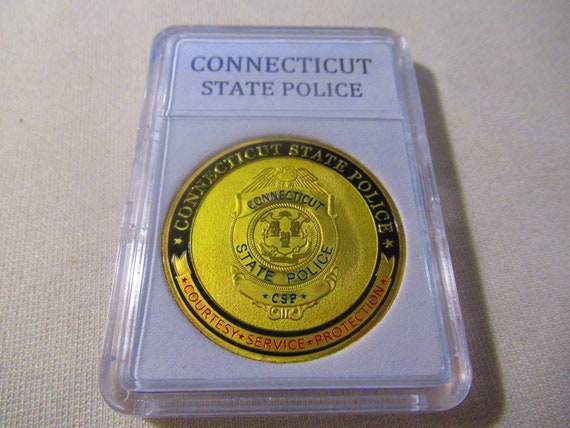CONNECTICUT STATE POLICE Challenge Coin | Etsy