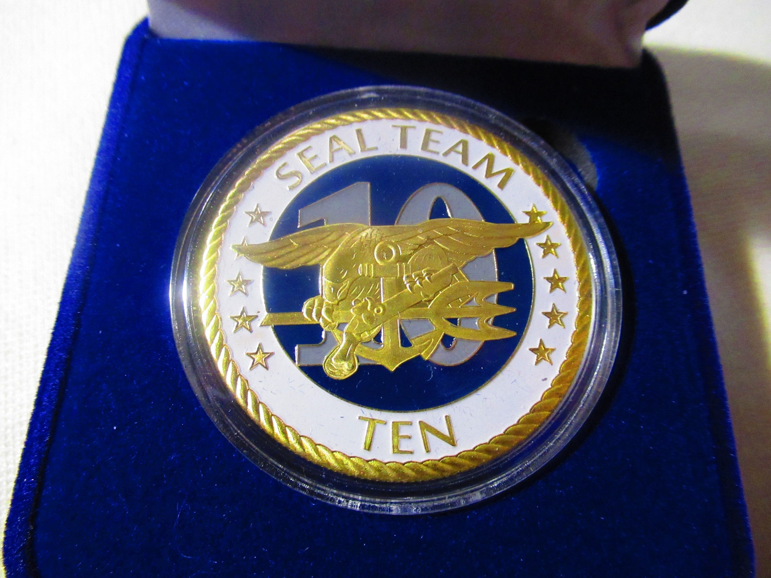 U S Navy SEAL TEAM TEN Challenge Coin - Etsy