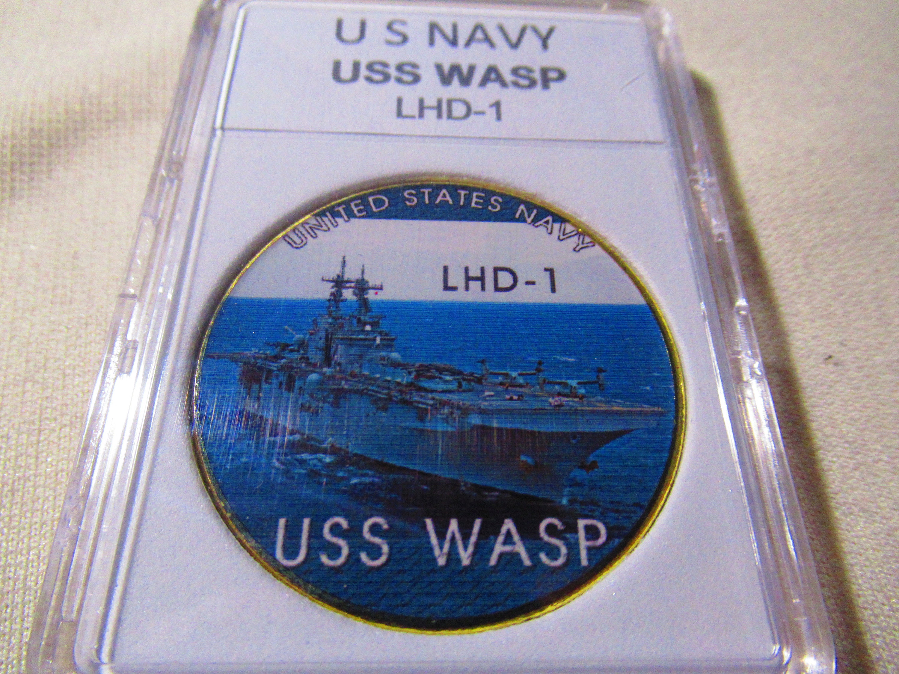 U S Navy USS WASP LHD-1 Challenge Coin | Etsy