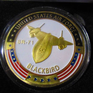 U S Air Force SR-71 BLACKBIRD Challenge Coin - Etsy