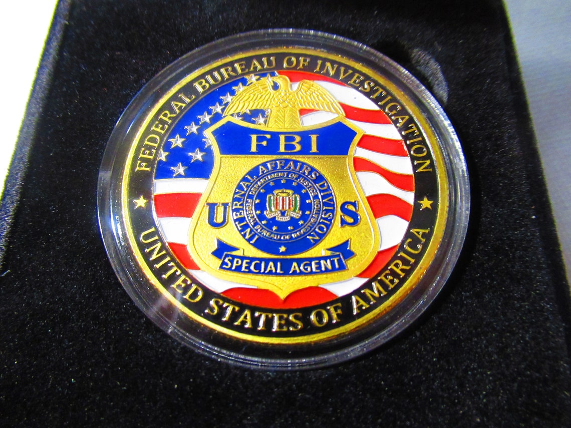 Federal Bureau of Investigation FBI Challenge Coin | Etsy