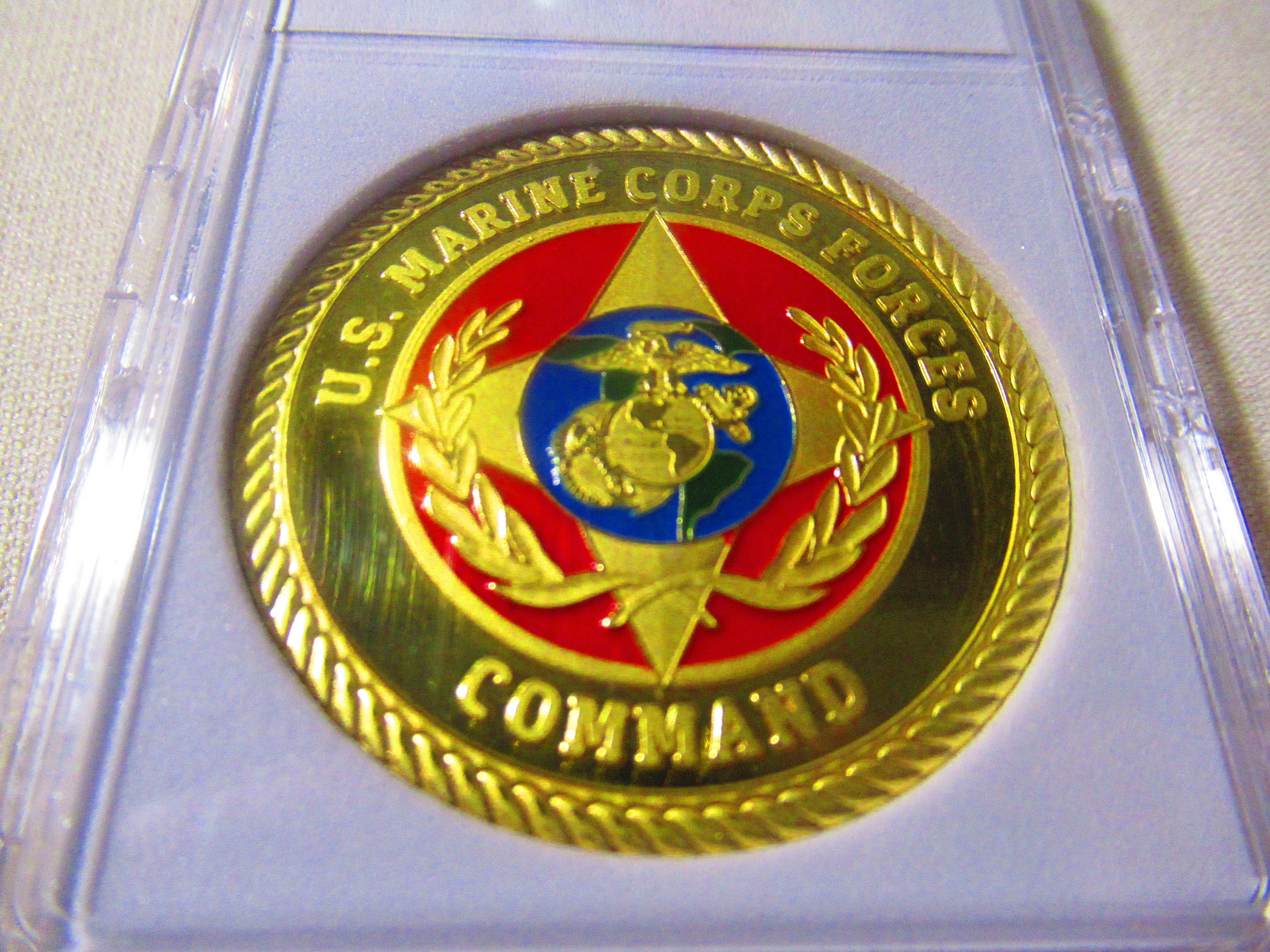 U S Marine Corps FORCES COMMAND Challenge Coin | Etsy