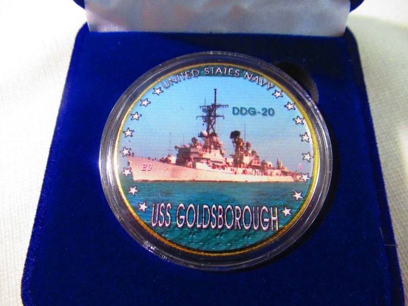 U S Navy - USS GOLDSBOROUGH (DDG-20) Challenge Coin - Etsy