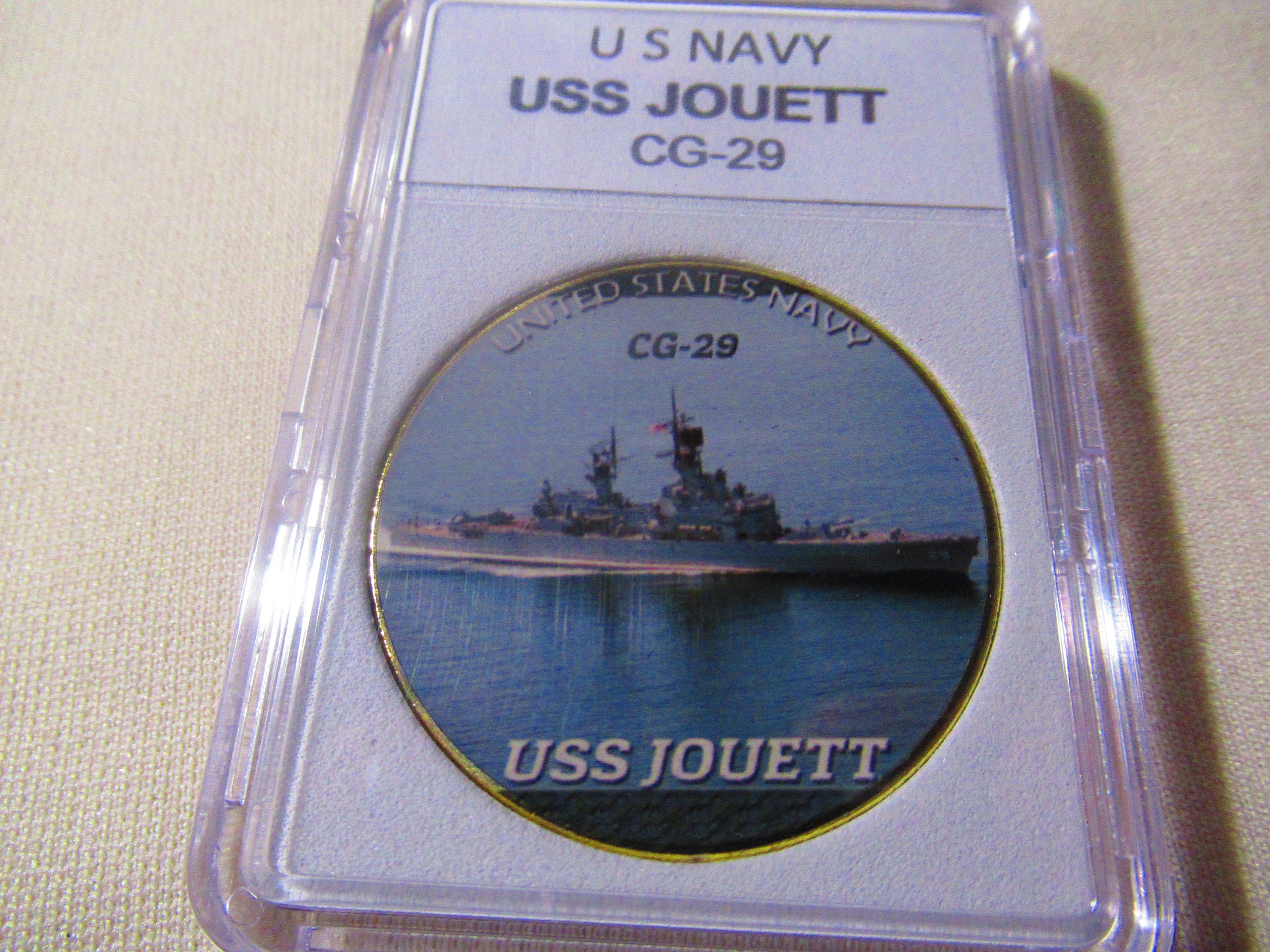 U S Navy - USS JOUETT (CG-29) Challenge Coin - Etsy