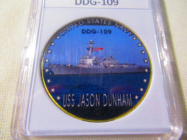 U S Navy USS Jason Dunham DDG-109 Challenge Coin - Etsy