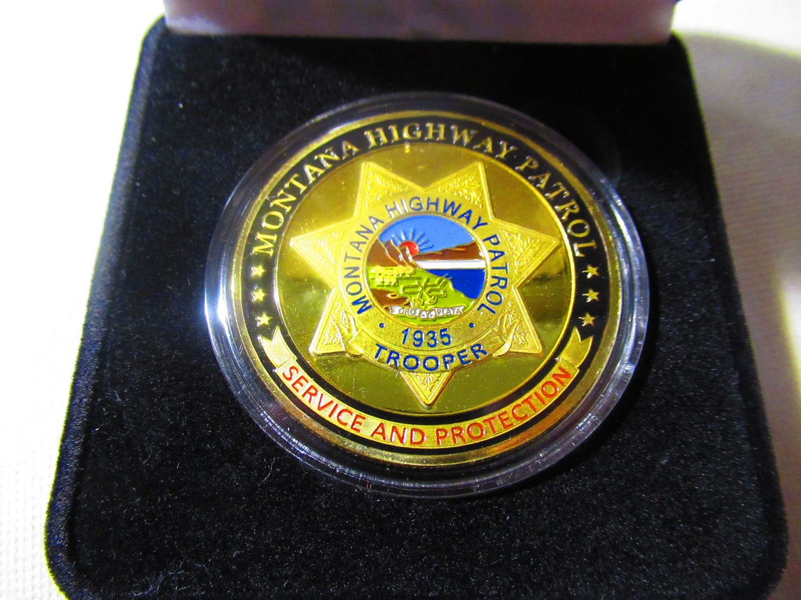 MONTANA HIGHWAY PATROL Challenge Coin - Etsy