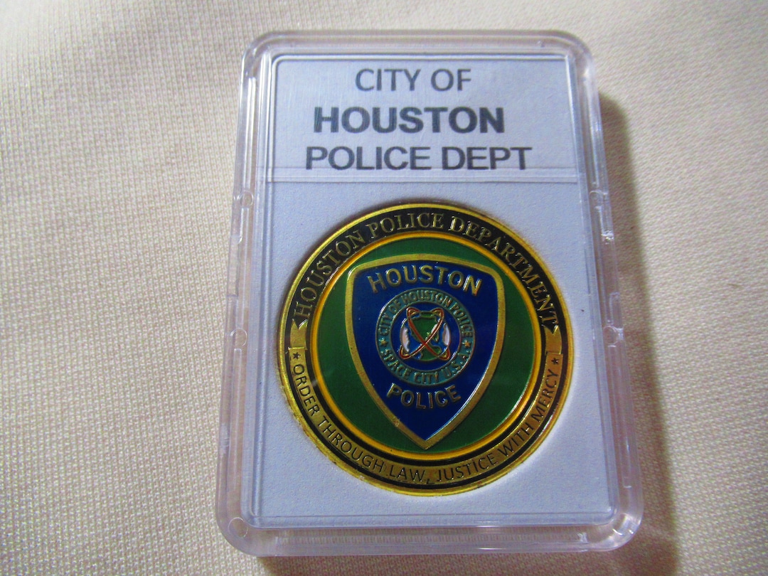 CITY OF HOUSTON Police Dept. Challenge Coin - Etsy