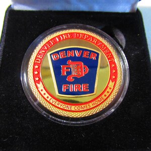 DENVER FIRE DEPT. Challenge Coin - Etsy