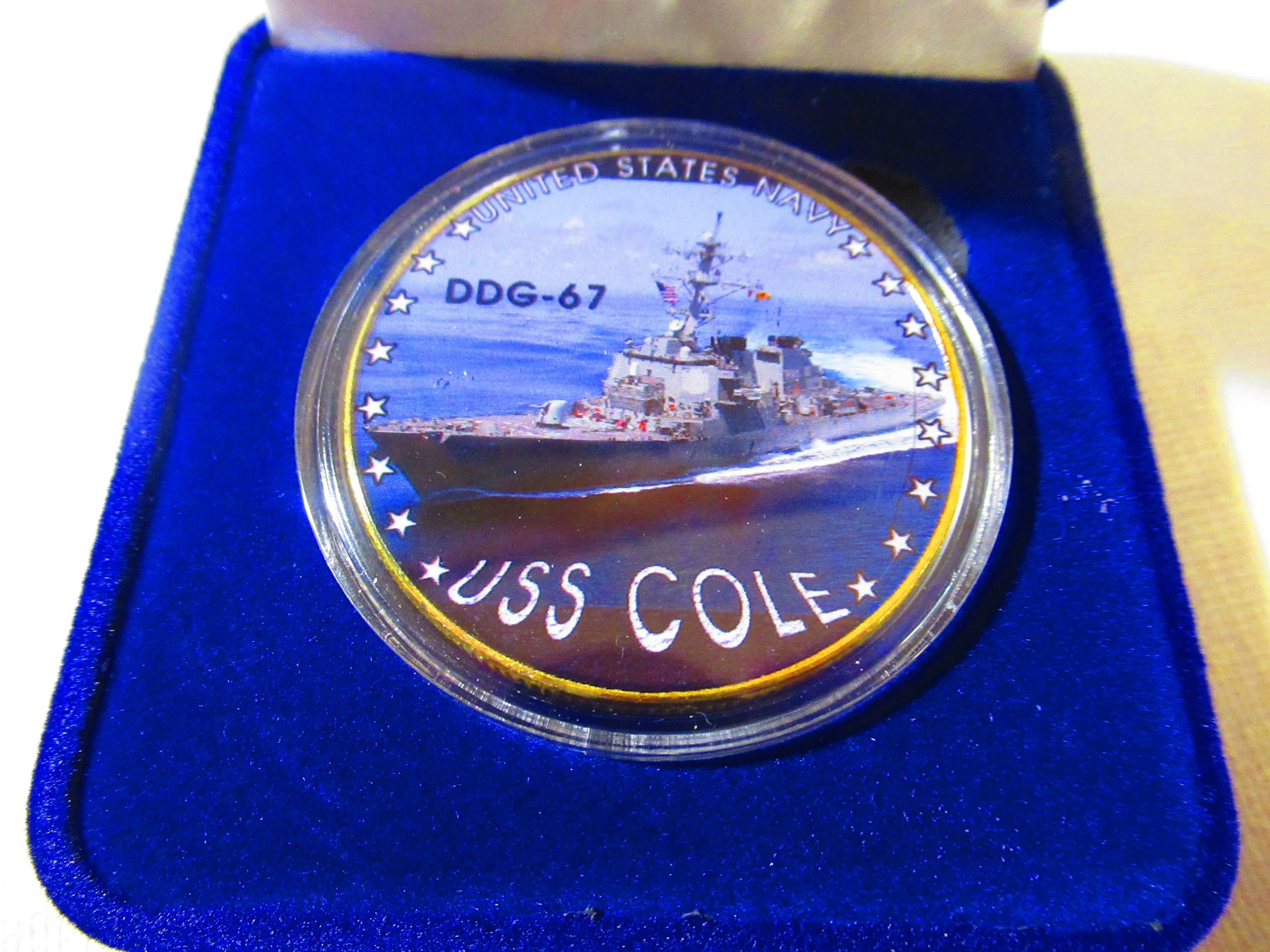 U S Navy USS COLE DDG-67 Challenge Coin | Etsy