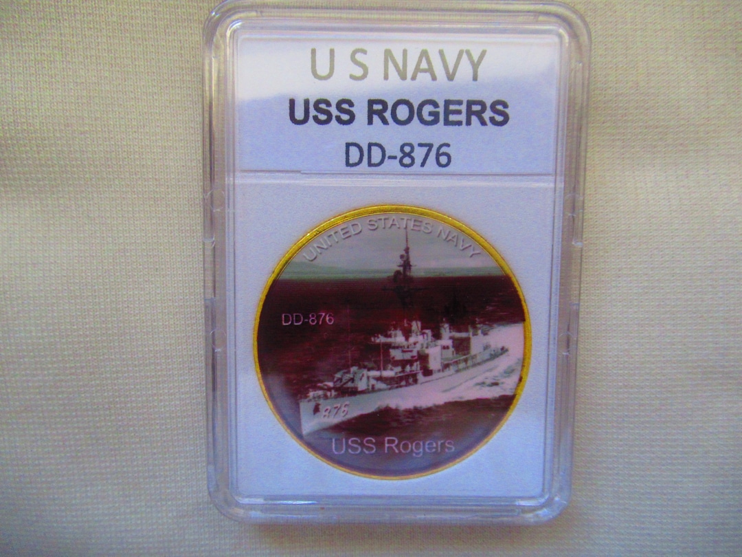 U S Navy - USS ROGERS /DD-876 Challenge Coin - Etsy